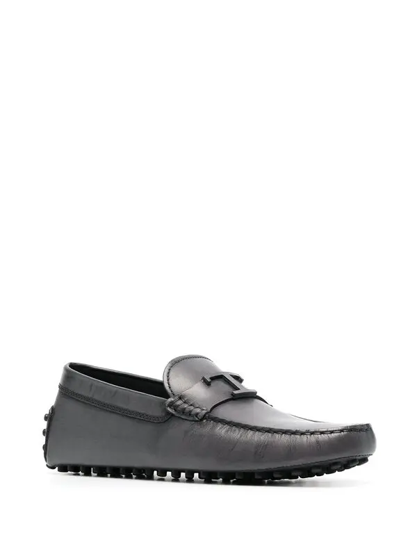 TOD'S Gommino Driving Loafers - Grey