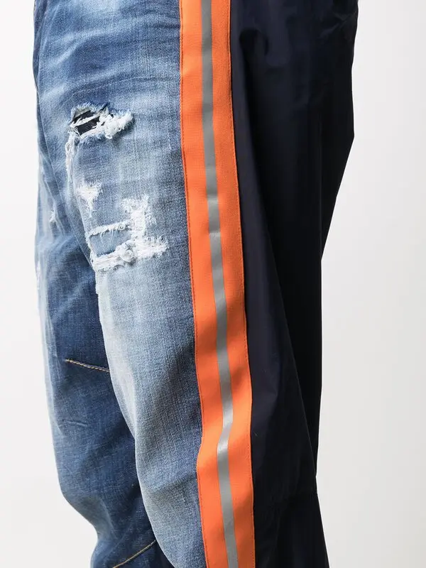 Dsquared2 Light 2 Wash Combat Jeans In Blue - 50% Off | Editorialist