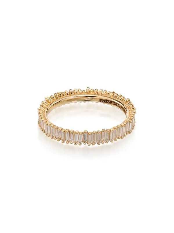 SUZANNE KALAN 18kt Fireworks Eternity Diamond Ring - Gold