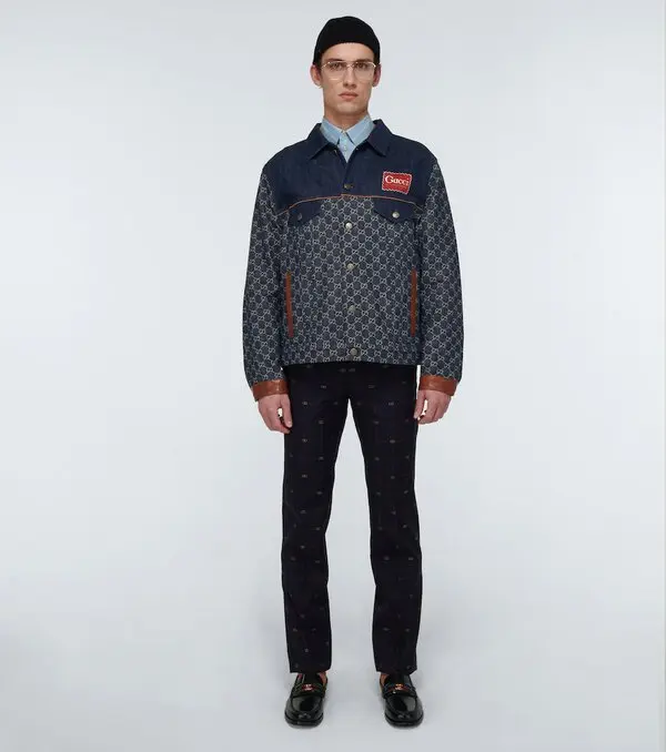 Gucci Eco-washed Organic Gg Denim Jacket
