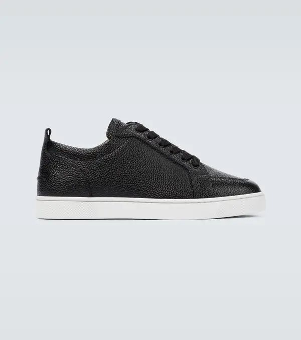 CHRISTIAN LOUBOUTIN Rantulow Leather Sneakers - Black