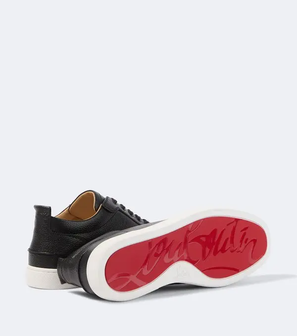 CHRISTIAN LOUBOUTIN Rantulow Leather Sneakers - Black