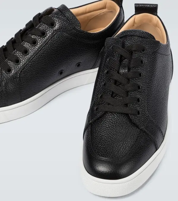 CHRISTIAN LOUBOUTIN Rantulow Leather Sneakers - Black