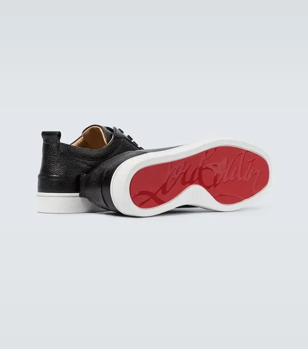CHRISTIAN LOUBOUTIN Rantulow Leather Sneakers - Black
