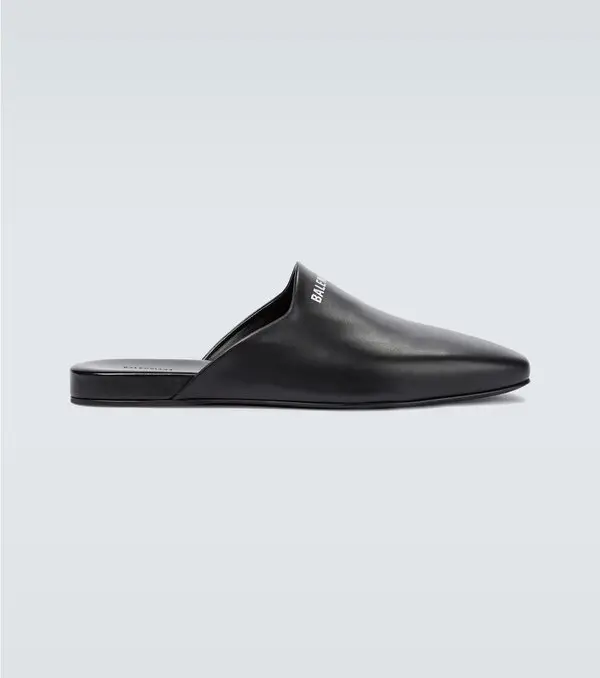 Balenciaga Cosy Leather Mules