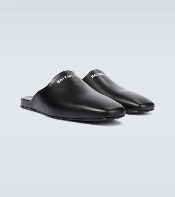 Balenciaga Cosy Leather Mules