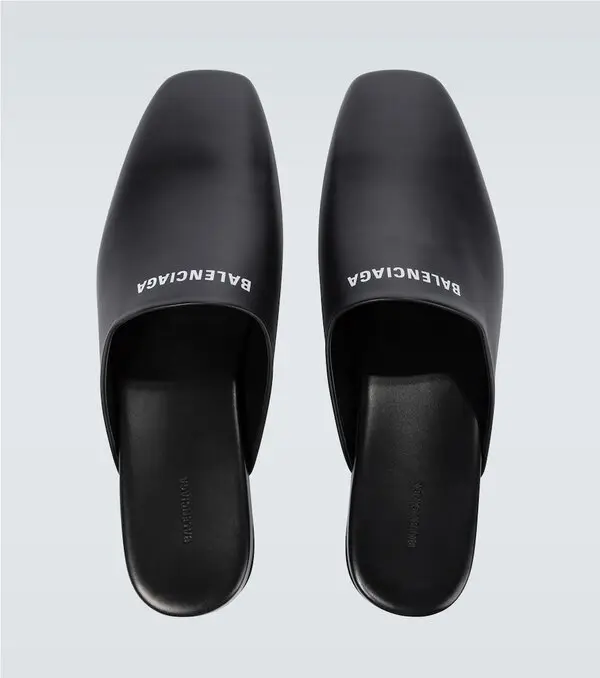 Balenciaga Cosy Leather Mules