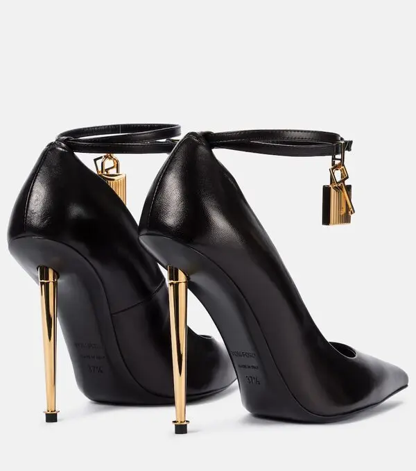 TOM FORD Padlock Leather Pumps
