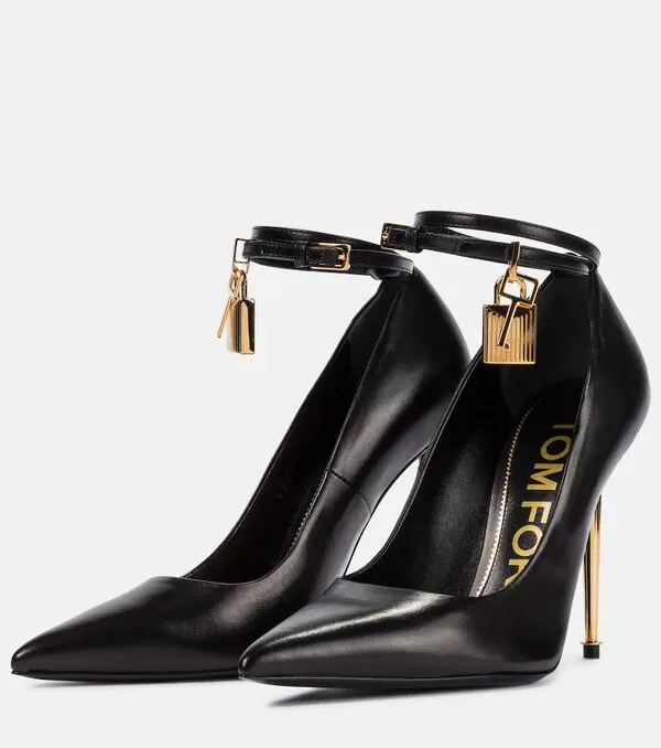 TOM FORD Padlock Leather Pumps