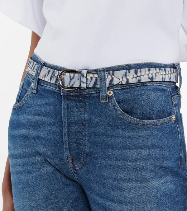 Isabel Marant Zap Tie-dye Suede Belt