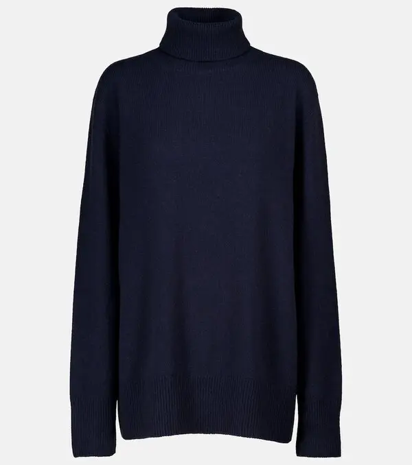 THE ROW Milina Turtleneck Sweater - Blue