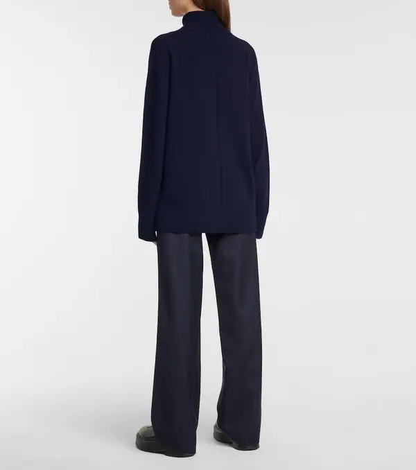 THE ROW Milina Turtleneck Sweater - Blue