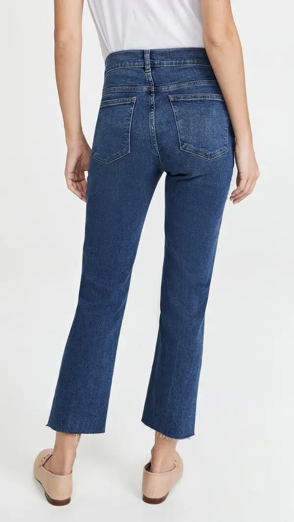 DL1961 Patti Straight Maternity Ankle Jeans - Seaborn Raw