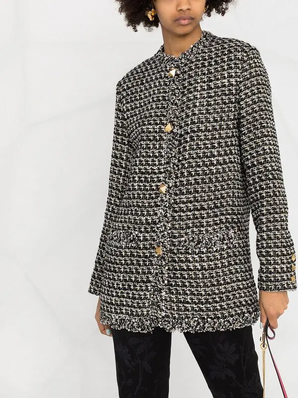 Valentino Garavani Tweed Sequin-embellished Jacket