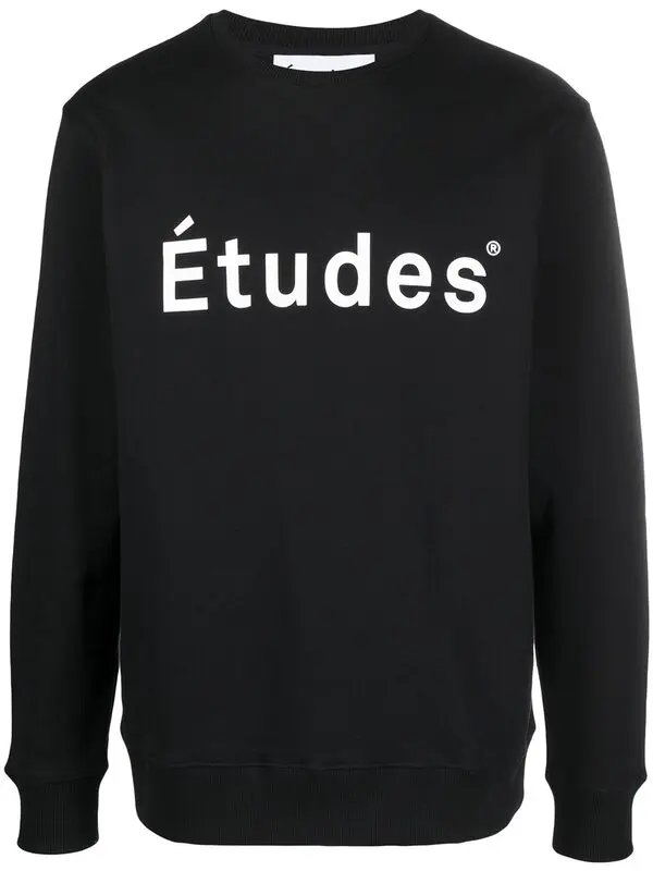 Études Studio Logo Print Organic Cotton Sweatshirt
