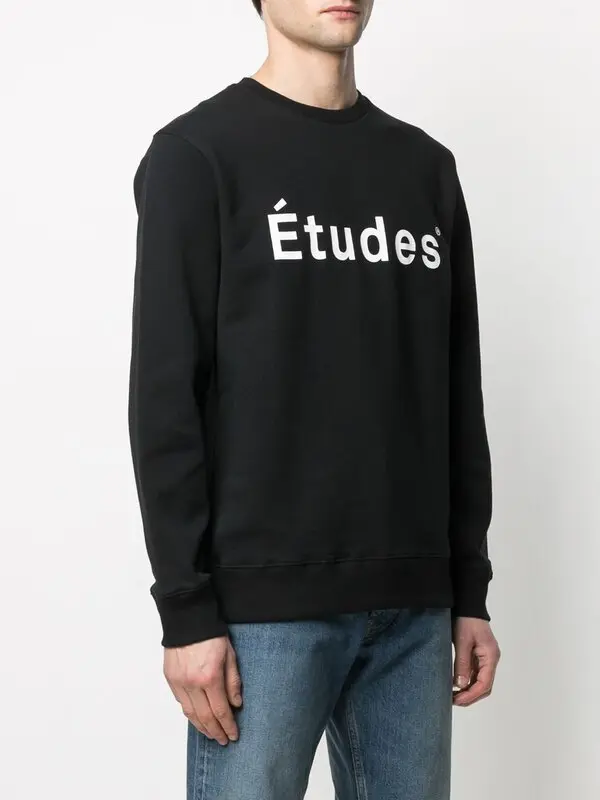 Études Studio Logo Print Organic Cotton Sweatshirt