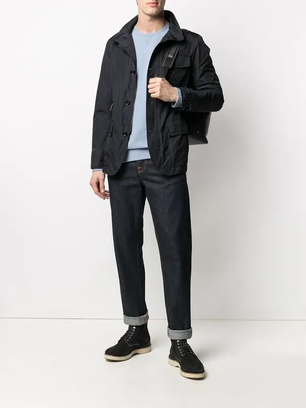 MOORER Windbreaker - Blue