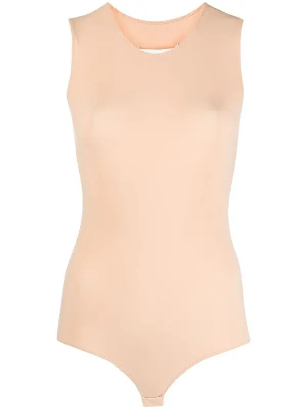 MAISON MARGIELA Fitted Sleeveless Bodysuit - Neutrals