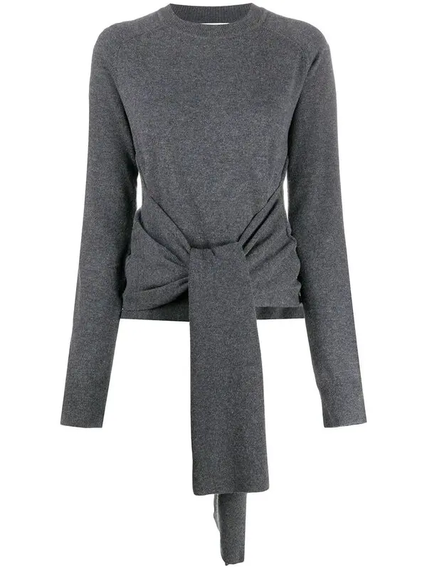 JW Anderson Wait Tie Crewneck Jumper