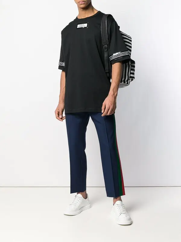 Dolce & Gabbana Logo Stripe T-shirt