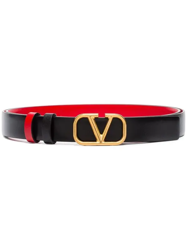 Valentino Garavani 20mm Vlogo Signature Reversible Belt