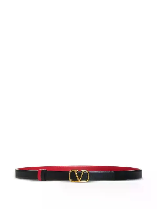 Valentino Garavani Vlogo Signature Reversible Belt - Black