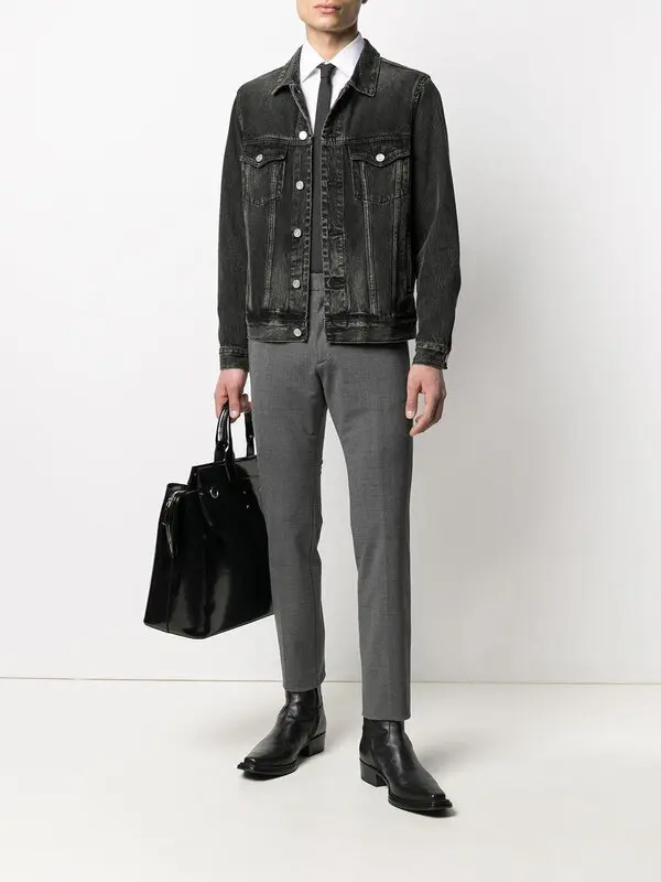 Dsquared2 Tapered Leg Tailored Trousers - Grey