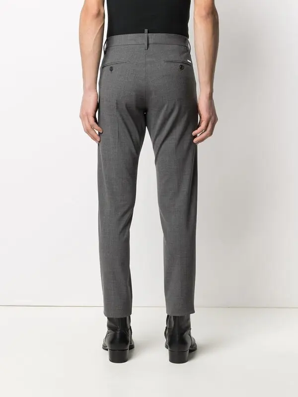 Dsquared2 Tapered Leg Tailored Trousers - Grey