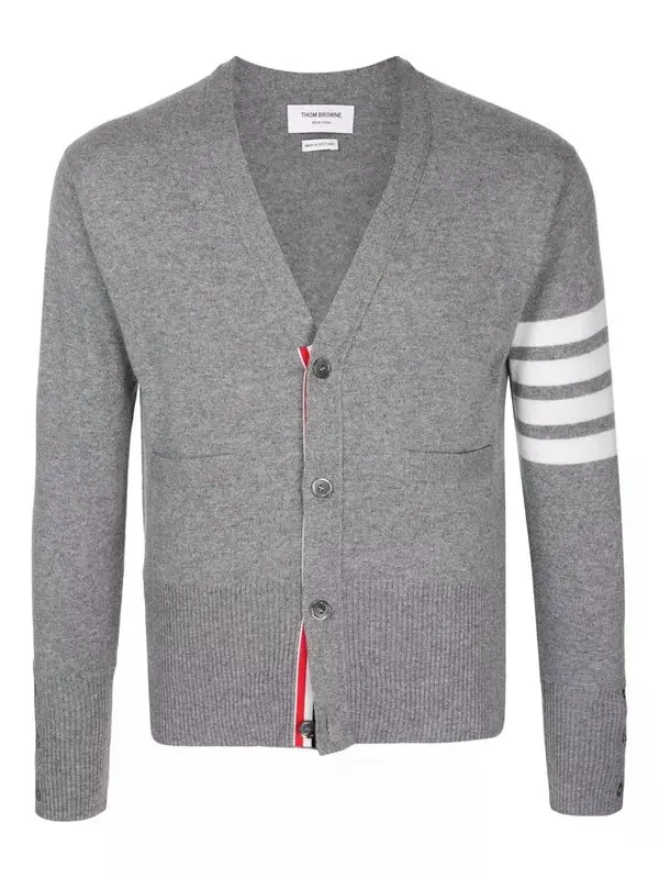 Thom Browne Cashmere Cardigan - Grey