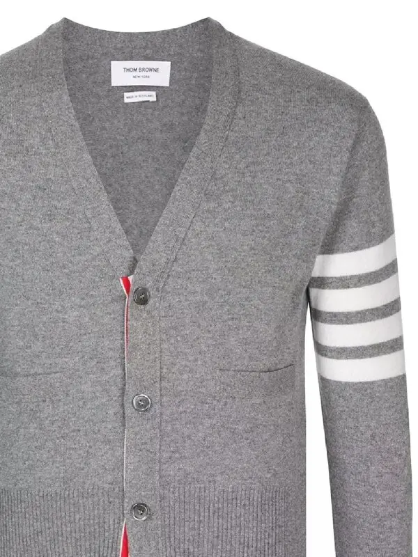 Thom Browne Cashmere Cardigan - Grey