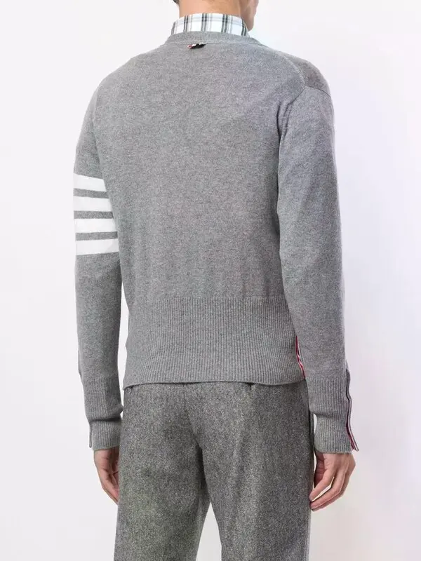 Thom Browne Cashmere Cardigan - Grey