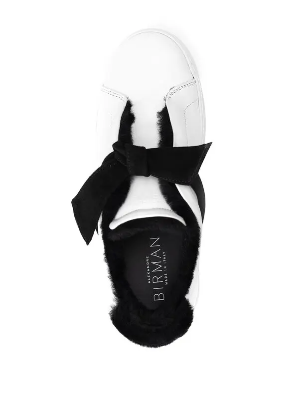 ALEXANDRE BIRMAN Shearling-trimmed Sneakers