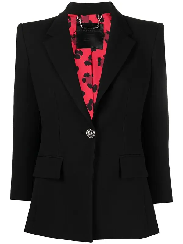 Philipp Plein Single-breasted Fitted Blazer