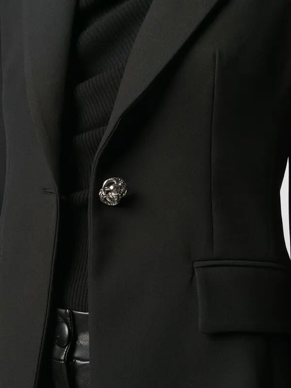 Philipp Plein Single-breasted Fitted Blazer