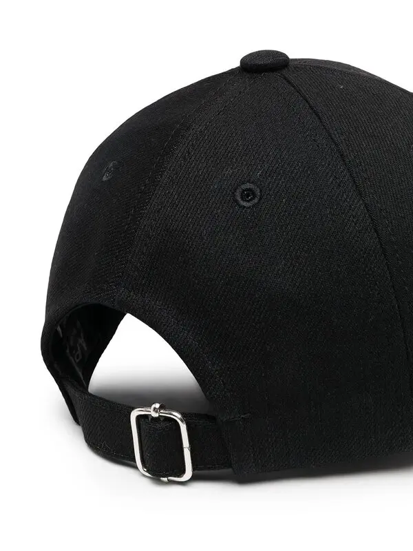 A.p.c. Embroidered Logo Baseball Cap - Black