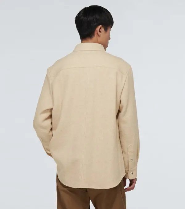 Isabel Marant Fesley Wool-blend Overshirt
