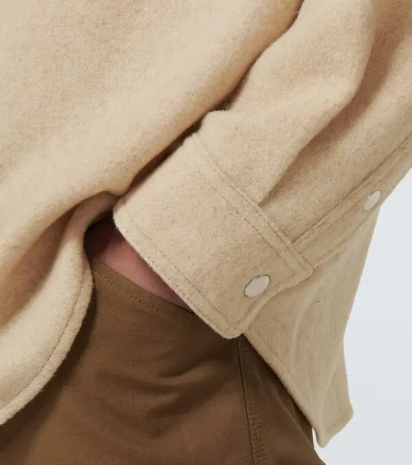 Isabel Marant Fesley Wool-blend Overshirt