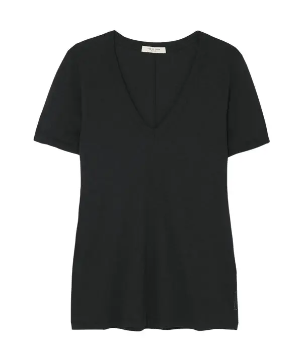 Rag & Bone The Vee Tee - Black