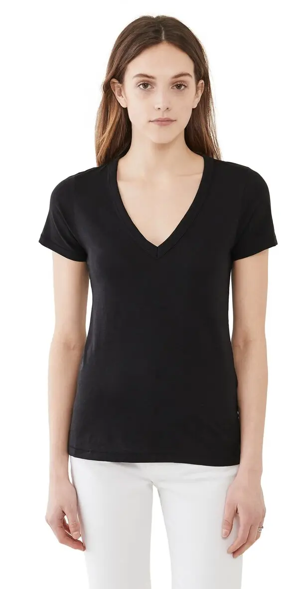 Rag & Bone The Vee Tee - Black