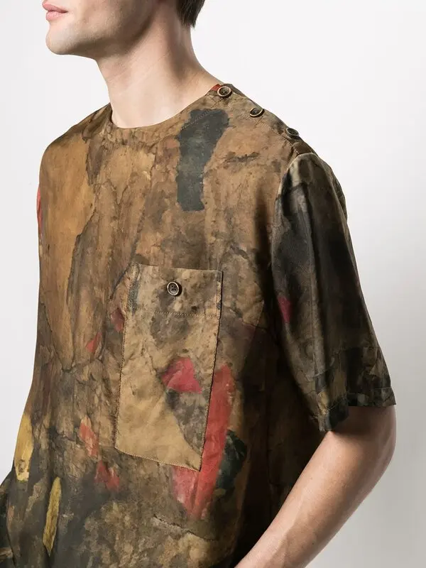 UMA WANG Abstract-print T-shirt