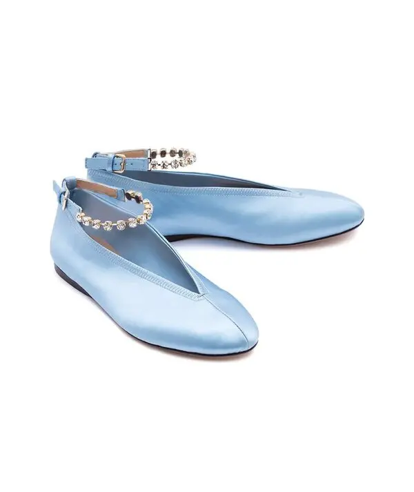 JW Anderson Crystal Ballerina Shoes