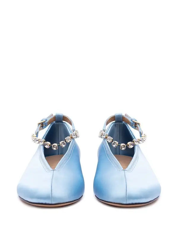 JW Anderson Crystal Ballerina Shoes