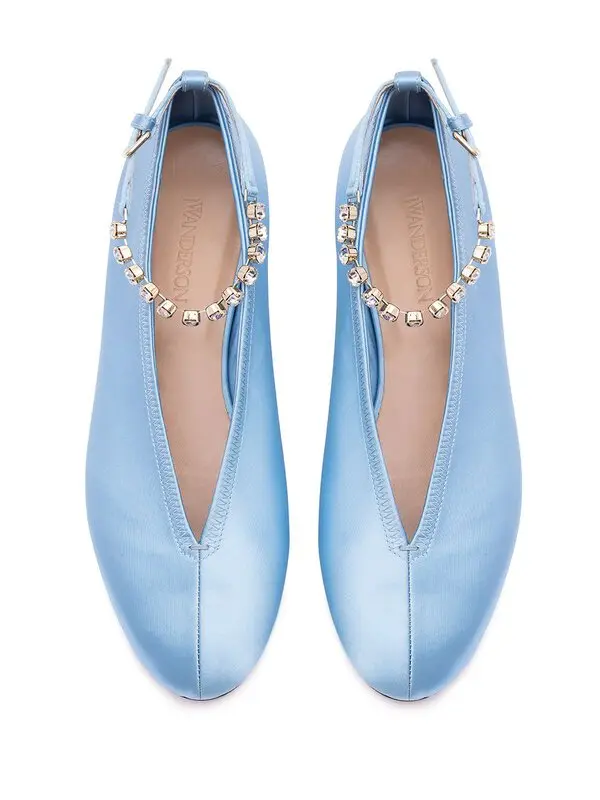 JW Anderson Crystal Ballerina Shoes