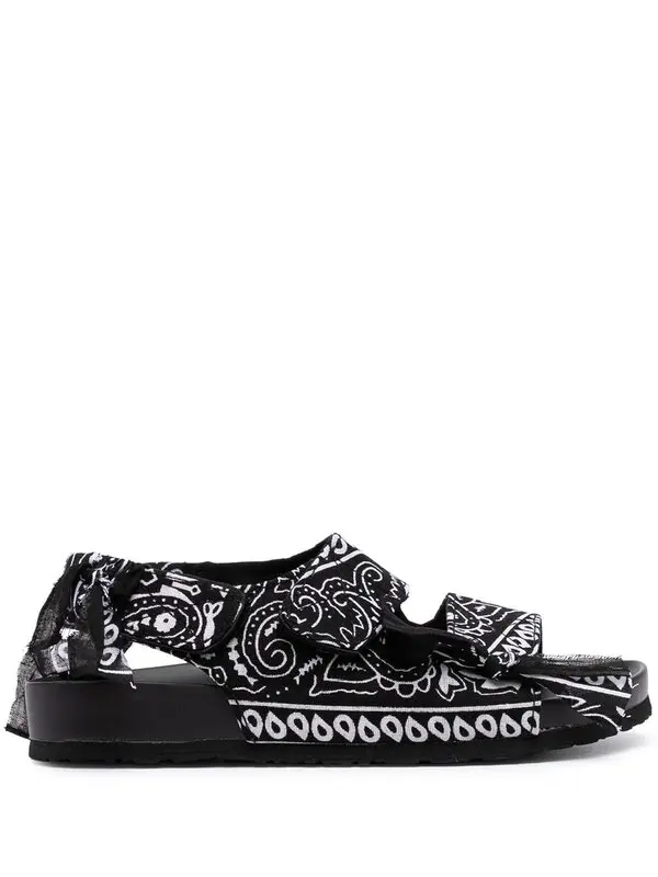 ARIZONA LOVE Apache Bandana Sandals - Black
