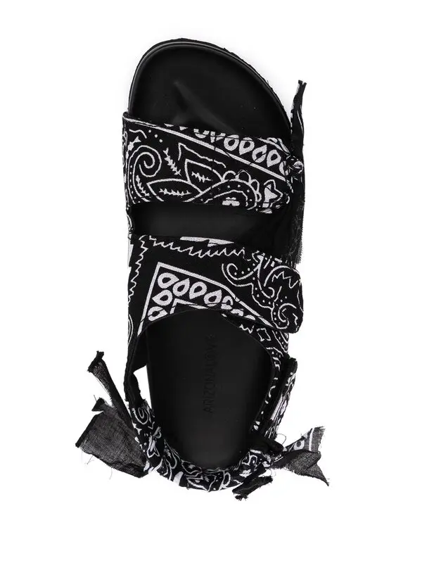 ARIZONA LOVE Apache Bandana Sandals - Black