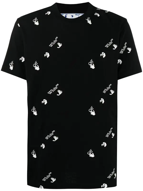 Off-White All-over Logo-print T-hirt