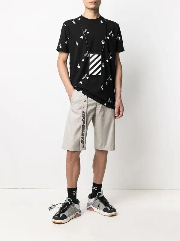 Off-White All-over Logo-print T-hirt