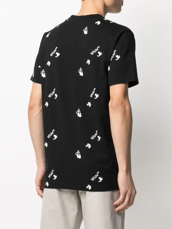 Off-White All-over Logo-print T-hirt
