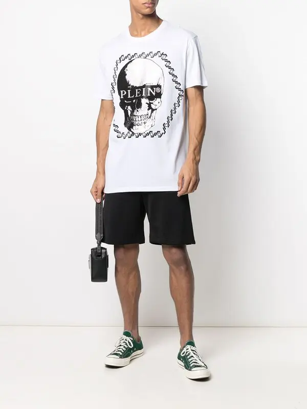 Philipp Plein Crystal-skull Crew Neck T-shirt