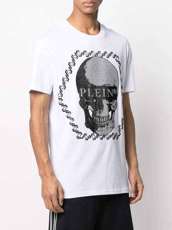 Philipp Plein Crystal-skull Crew Neck T-shirt